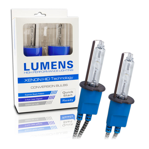 H3 / H3C HID Bulbs (Pair) 5500K by LUMENS HPL – LUMENS High Performance ...