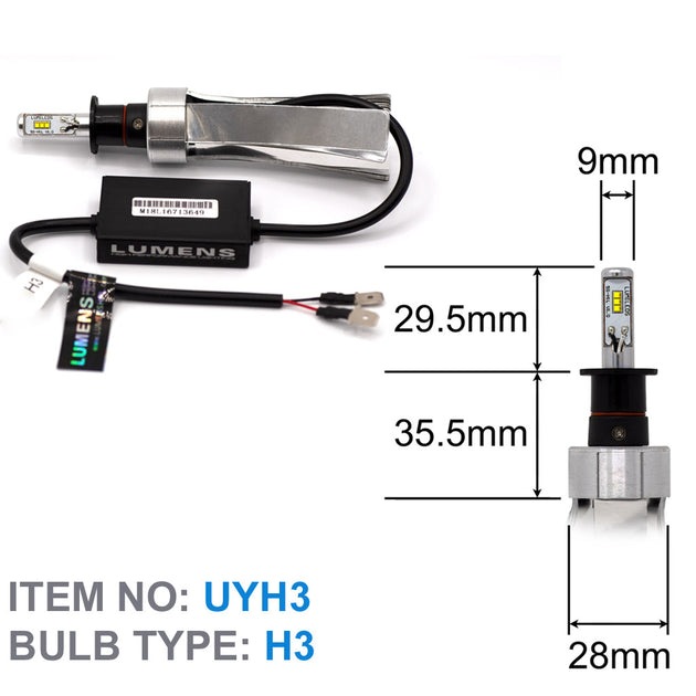 H3 ULTRA LED (Pair) – LUMENS High Performance Lighting