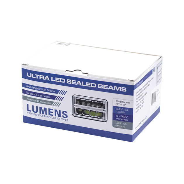 LED Sealed Beam 4 x 6" by LUMENS HPL – LUMENS High Performance Lighting